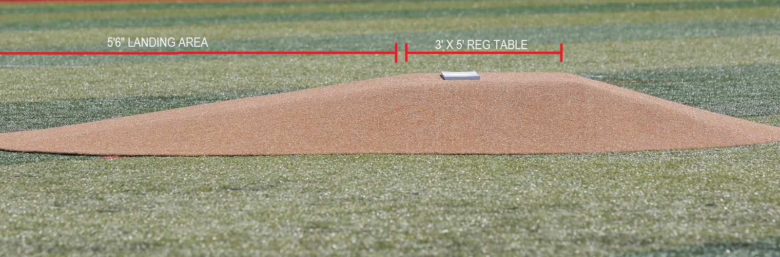 8x10 Portable Game Pitching Mound - Victory Mounds 8x10 Portable Game Pitching Mound - Victory Mounds